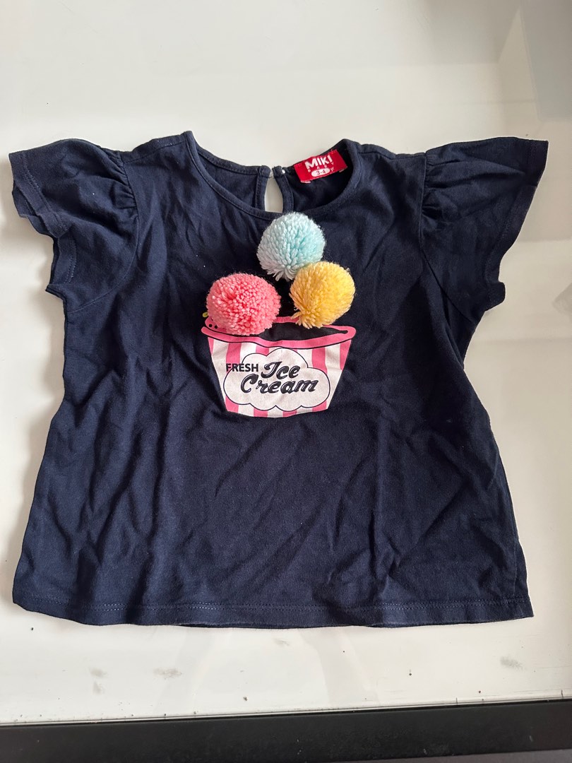 Miki - ice cream top, Bayi & Anak, Baju Anak Perempuan, 4 hingga 7 ...