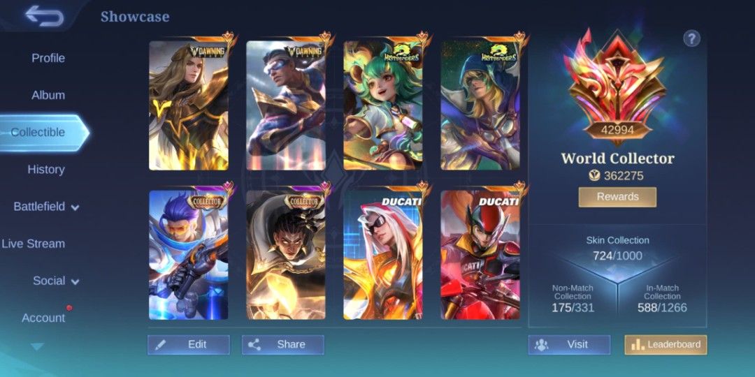 MLBB ACC World Rank Collector, Video Gaming, Video Games, Others on ...