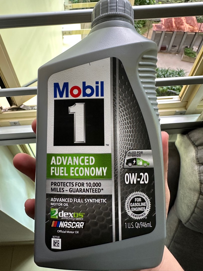 Mobil 1 Advanced Fuel Economy OW20, Car Accessories, Accessories on ...