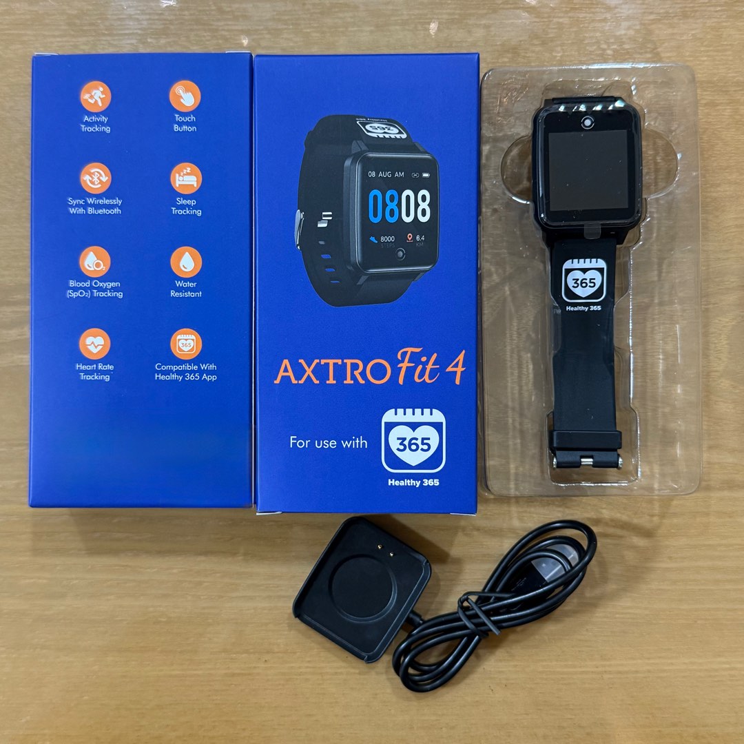(NEW) AXTRO Fit 4 Fitness Tracker Watch, Mobile Phones & Gadgets ...