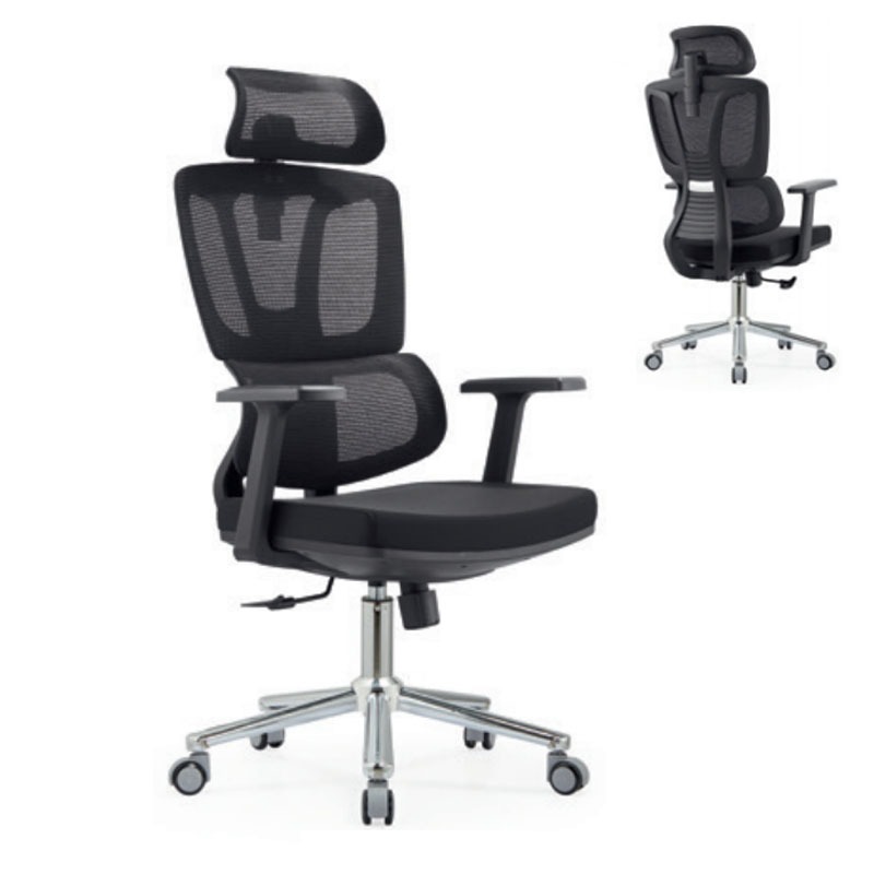 Office Chair Mesh Chair Silent 360 ° pulley Boss Chair Study Chair ...