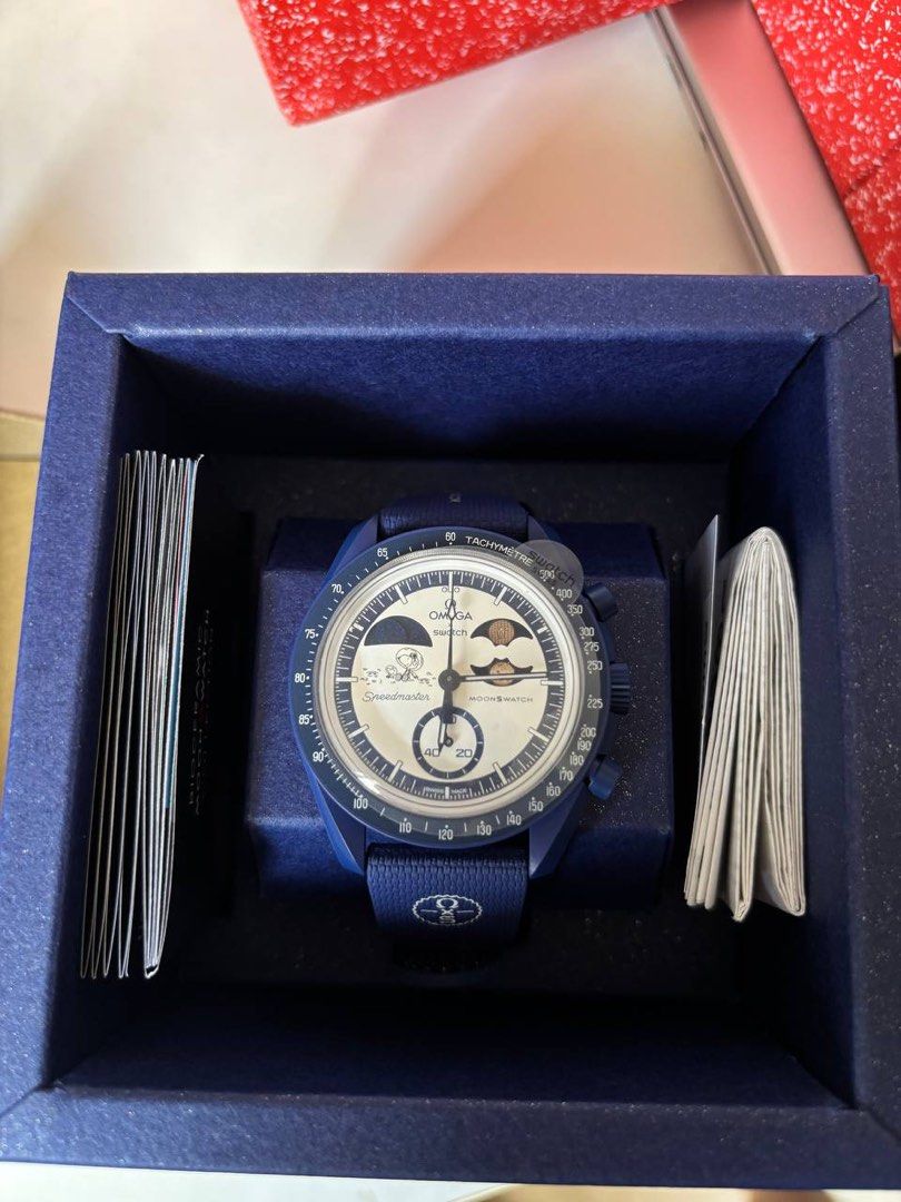 Omega X Swatch mission to earthphase harvest moon, Luxury, Watches on Carousell