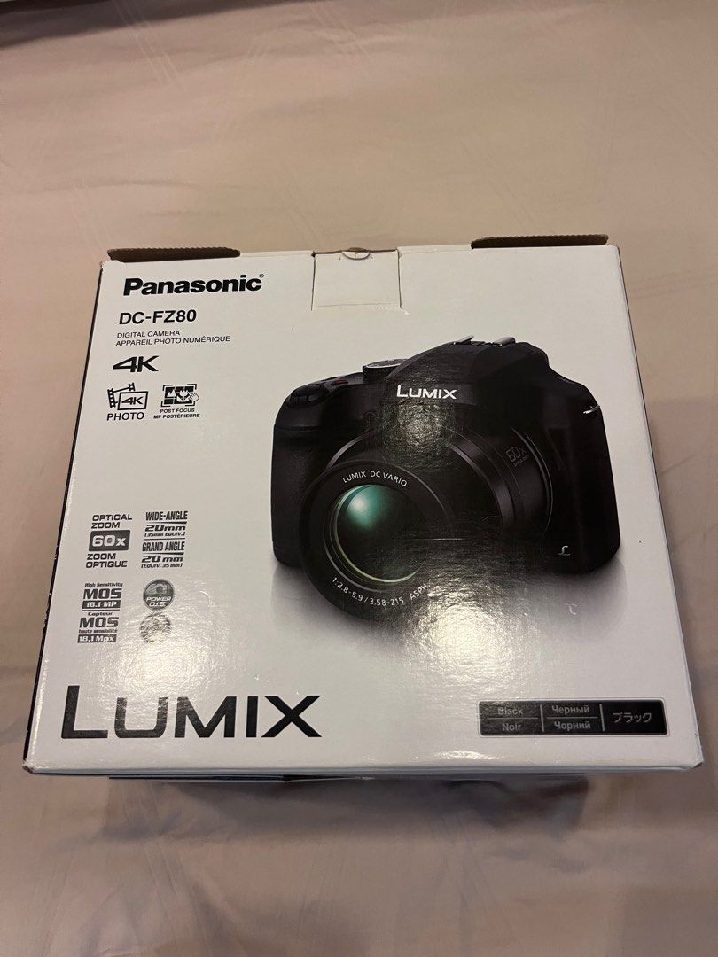 Panasonic Lumix DC-FZ80 4K Digital Camera, Photography, Cameras on ...