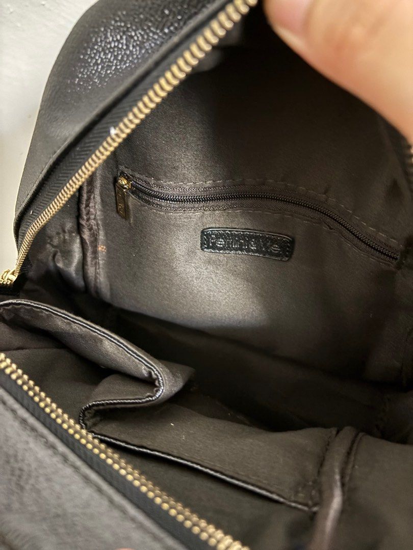 Perlini & Mel Black Mini Backpack, Women's Fashion, Bags & Wallets ...