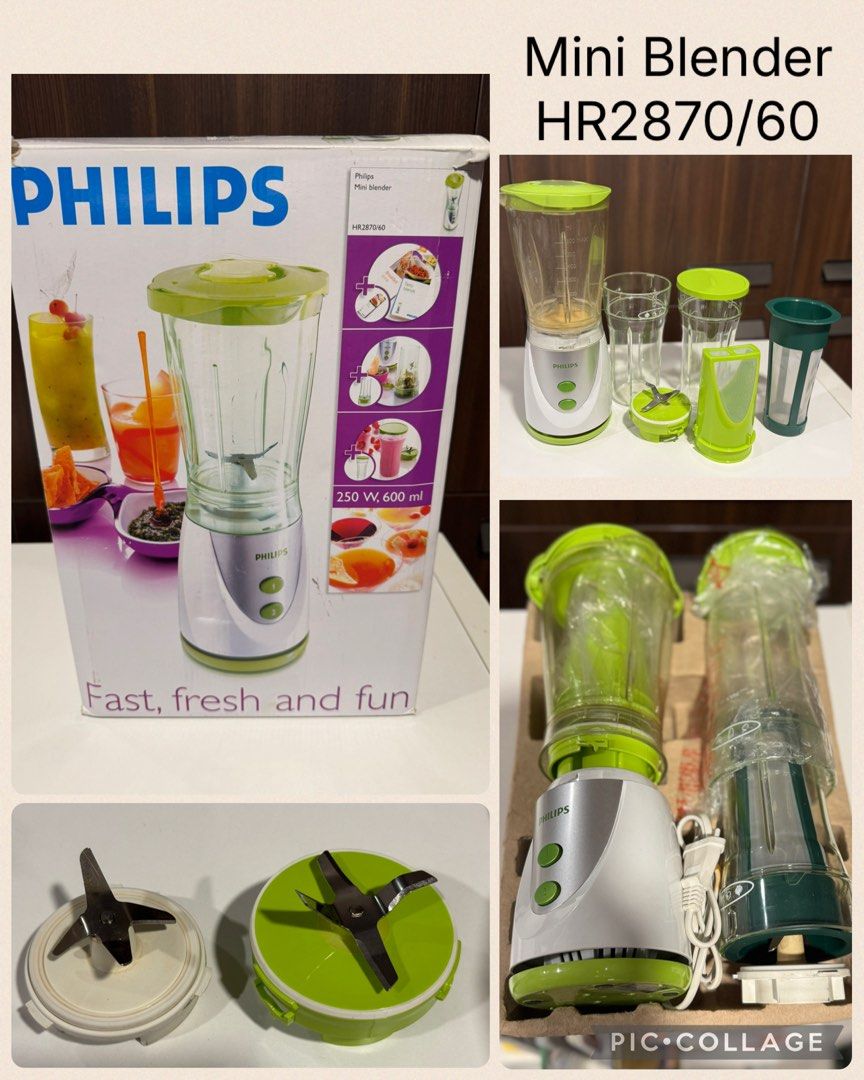 Philips Mini Blender HR2870/60, TV & Home Appliances, Kitchen ...
