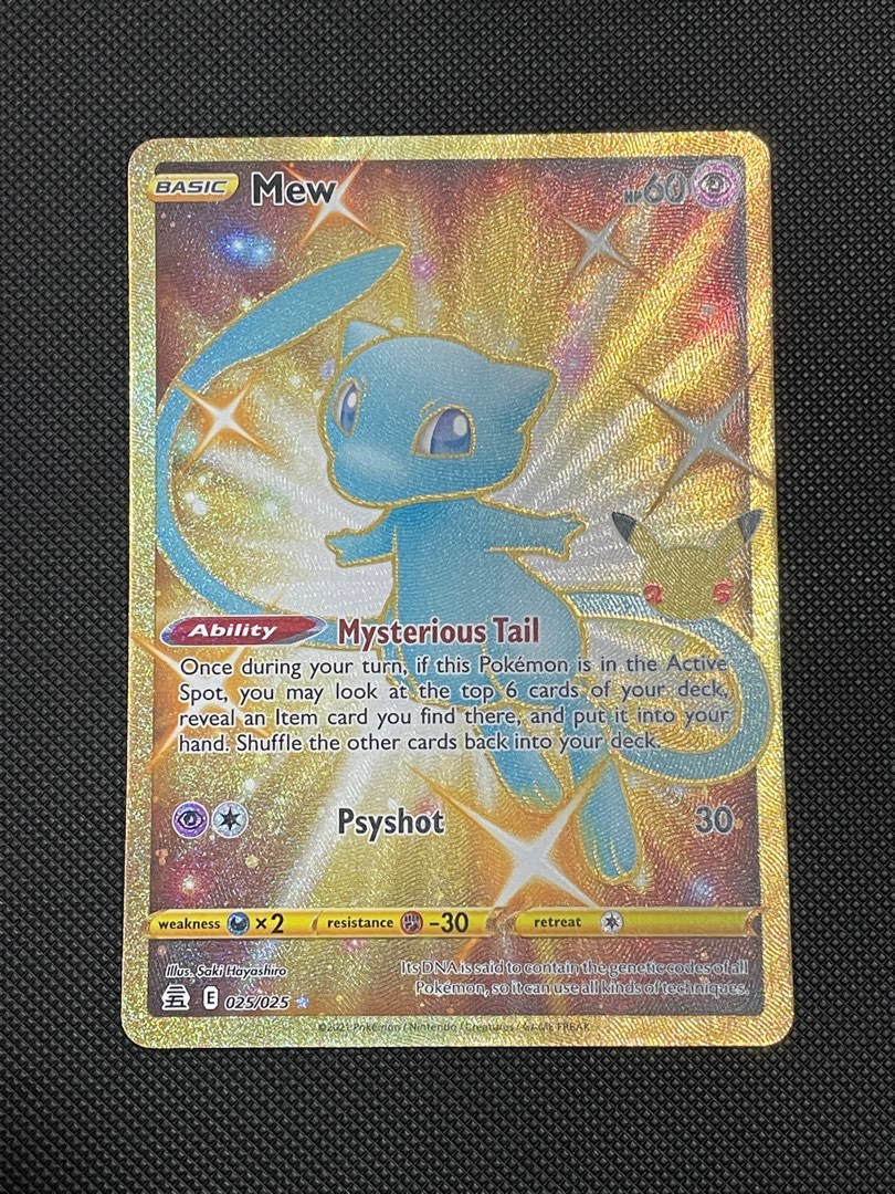 Pokemon Mew 25th celebration, Hobbies & Toys, Toys & Games on Carousell