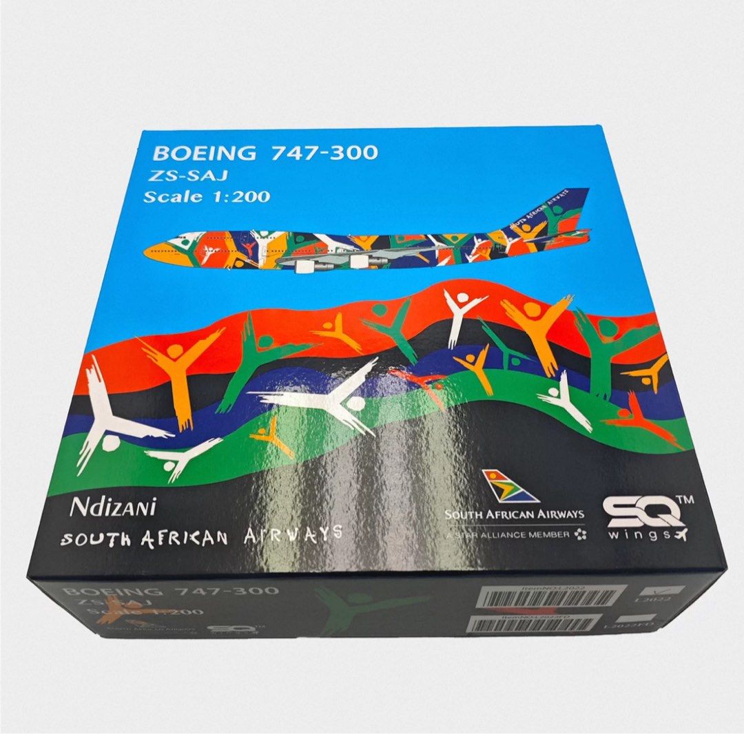 RARE | South African 🇿🇦 Airways | 5 Engine B747-300 | Ndizani Livery ...