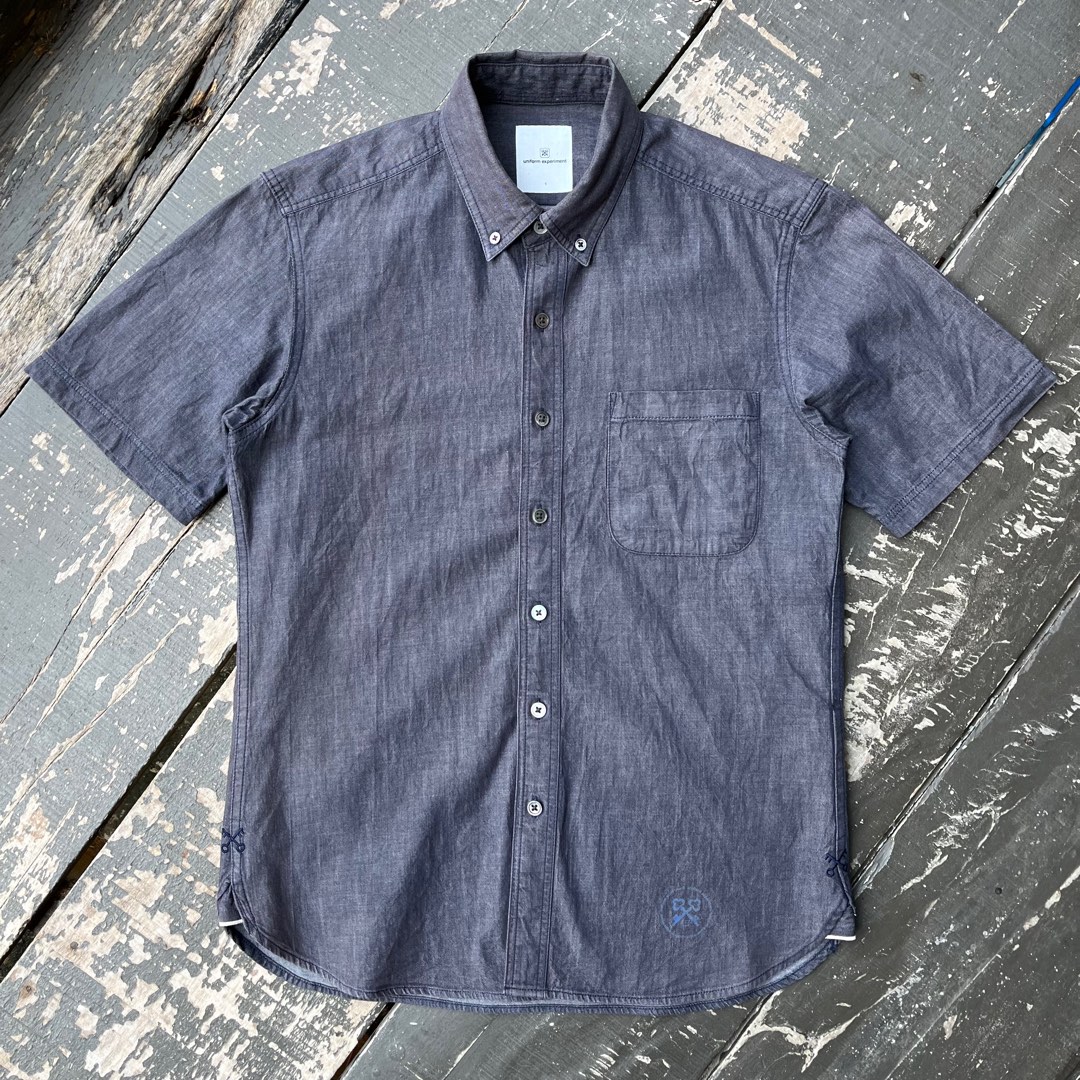 [S] Uniform Experiment Soph. & Fragment Design Button-Down Shirt, Men's ...