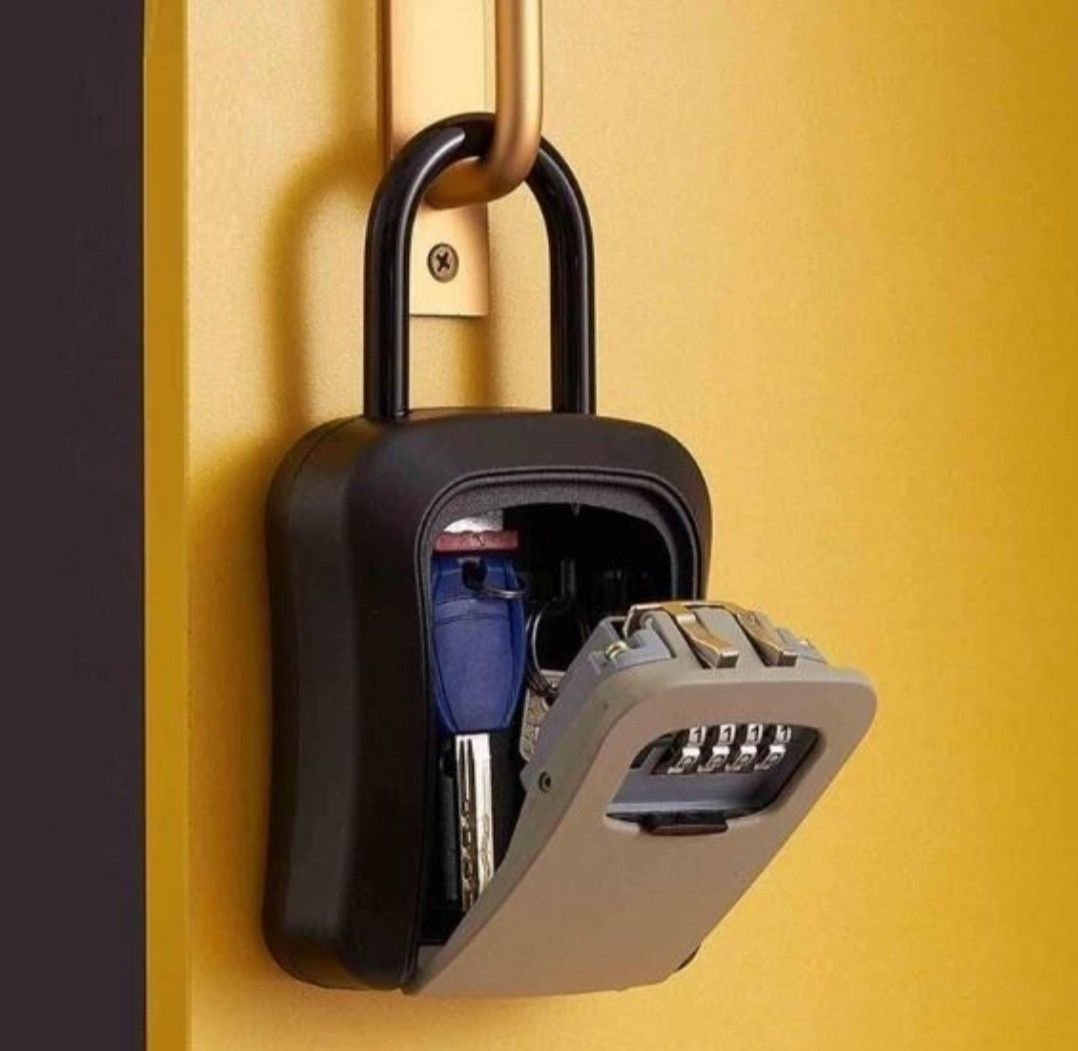 *SAME DAY DELIVERY!* 2 in 1 Wall Mount / Padlock Key Card Lock Box ...