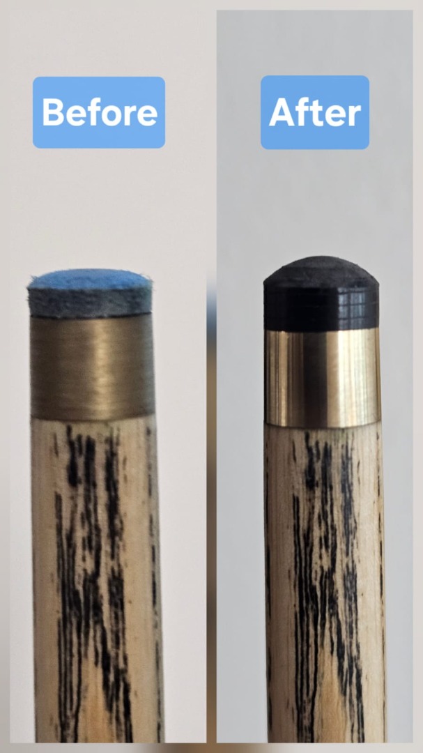 Snooker and Pool cue re-tipping service, Sports Equipment, Sports ...