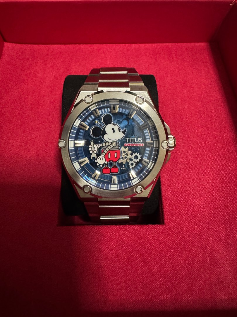 Solvil et Titus Mickey Mouse Limited Edition Watch, Men's Fashion ...