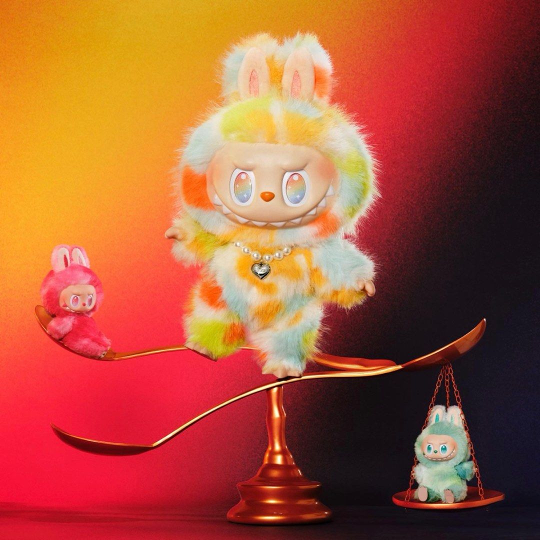 THE MONSTERS Big into Energy Series ROCK THE UNIVERSE Labubu Rainbow ...