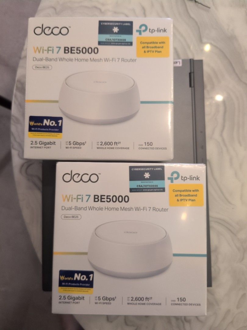 TP-Link Deco BE25 BE5000 Wi-Fi 7 Router, Computers & Tech, Parts ...