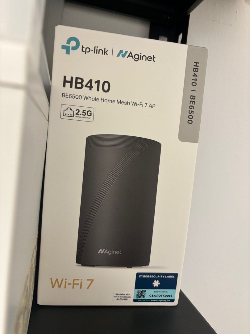 TP-Link HB410 BE6500 Whole Home Mesh Wi-Fi 7 AP, Computers & Tech ...