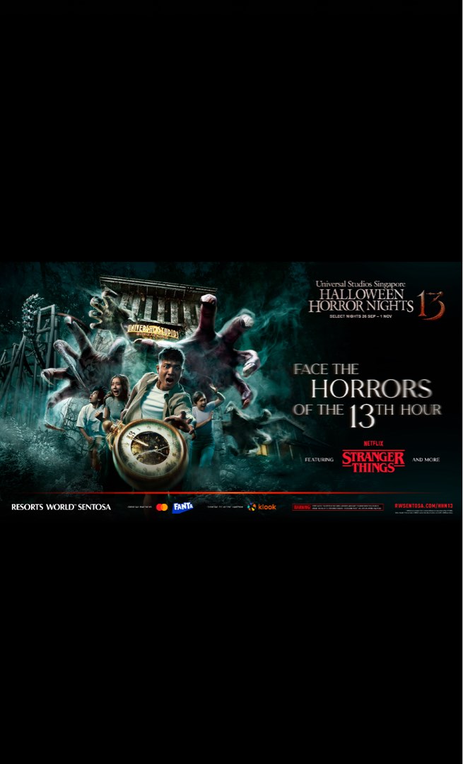 WTS USS HHN 2025 Tickets, Tickets & Vouchers, Event Tickets on Carousell