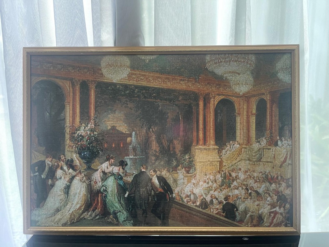 Vintage puzzle - Ball Scene, Furniture & Home Living, Home Decor ...