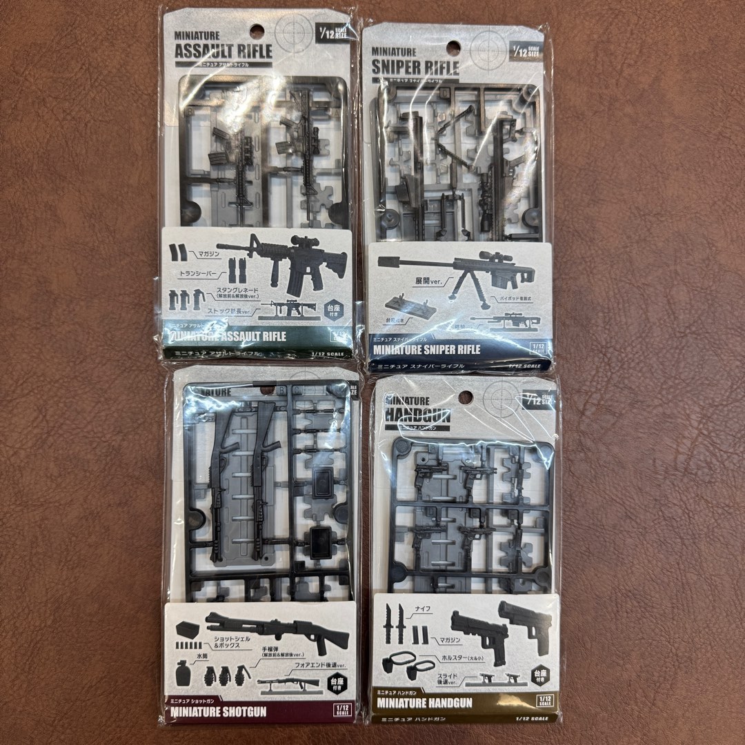 1/12 Scale Miniature Weapon Model Kits, Hobbies & Toys, Toys & Games on ...