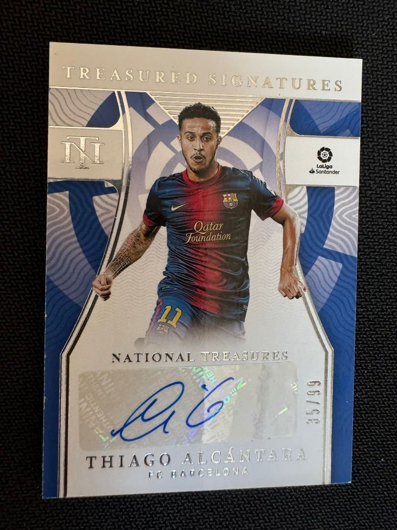 2021 Panini Soccer Card Chronicles La Liga Thiago Alcantara FC ...