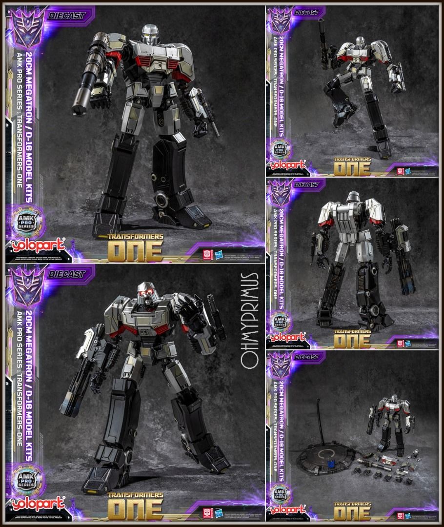 ⭐️ [𝗣𝗿𝗲-𝗼𝗿𝗱𝗲𝗿] Yolopark Yolo Park X Hasbro AMK Pro 20cm Scale Metal Alloy Frame Plamo Plastic ...