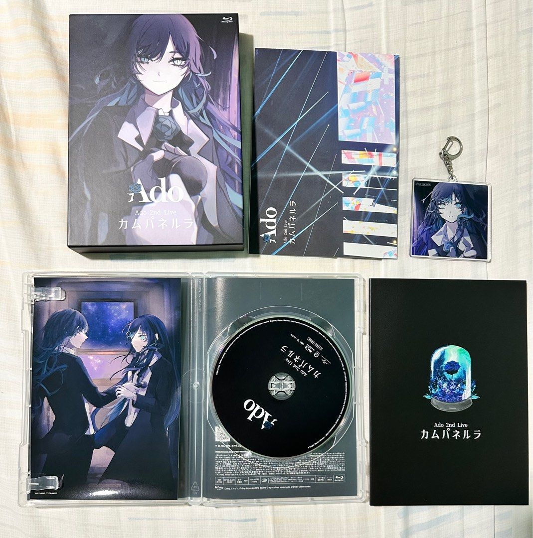 Ado 2nd Live Blu-ray Set with Keychain, Hobbies & Toys, Music & Media, CDs & DVDs on Carousell
