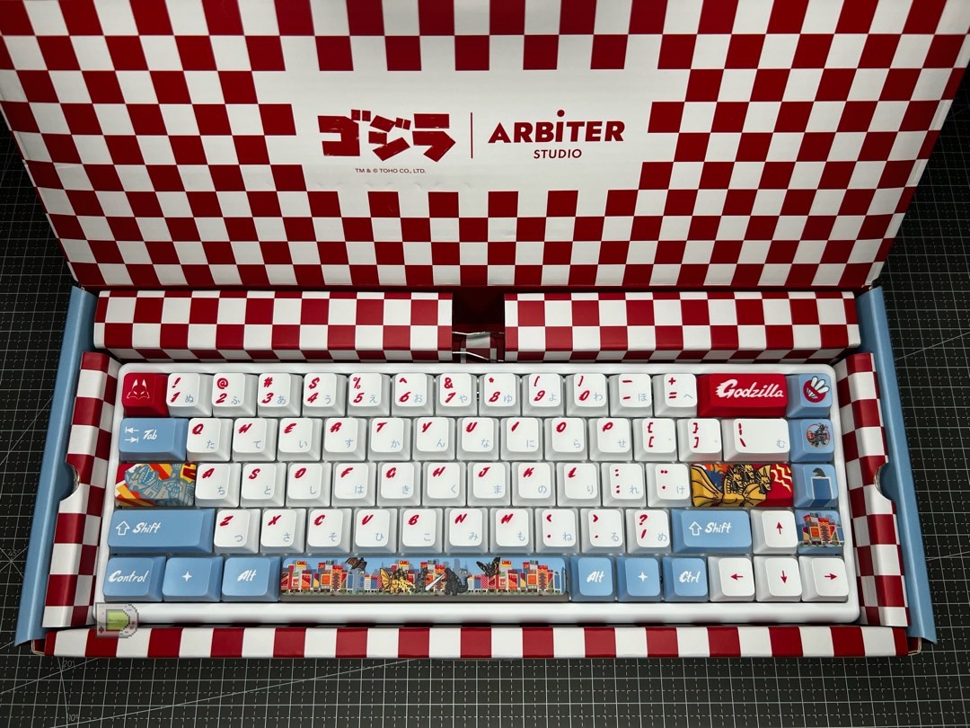 Arbiter Studio Godzilla Kaiju City Pola 65 Pro | Magnetic Keyboard ...