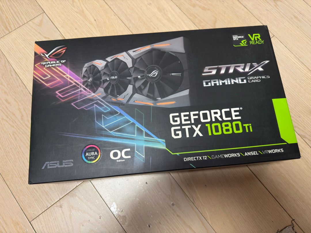 ASUS ROG Strix GeForce GTX 1080 Ti OC, 電腦＆科技, 電腦周邊及配件, 電腦周邊產品 - Carousell