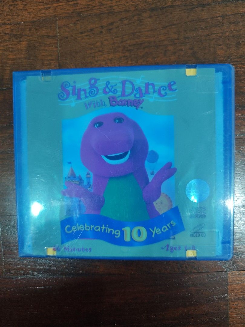 Barney Sing & Dance VCD - Celebrating 10 Years (ages 1-8), Hobbies ...