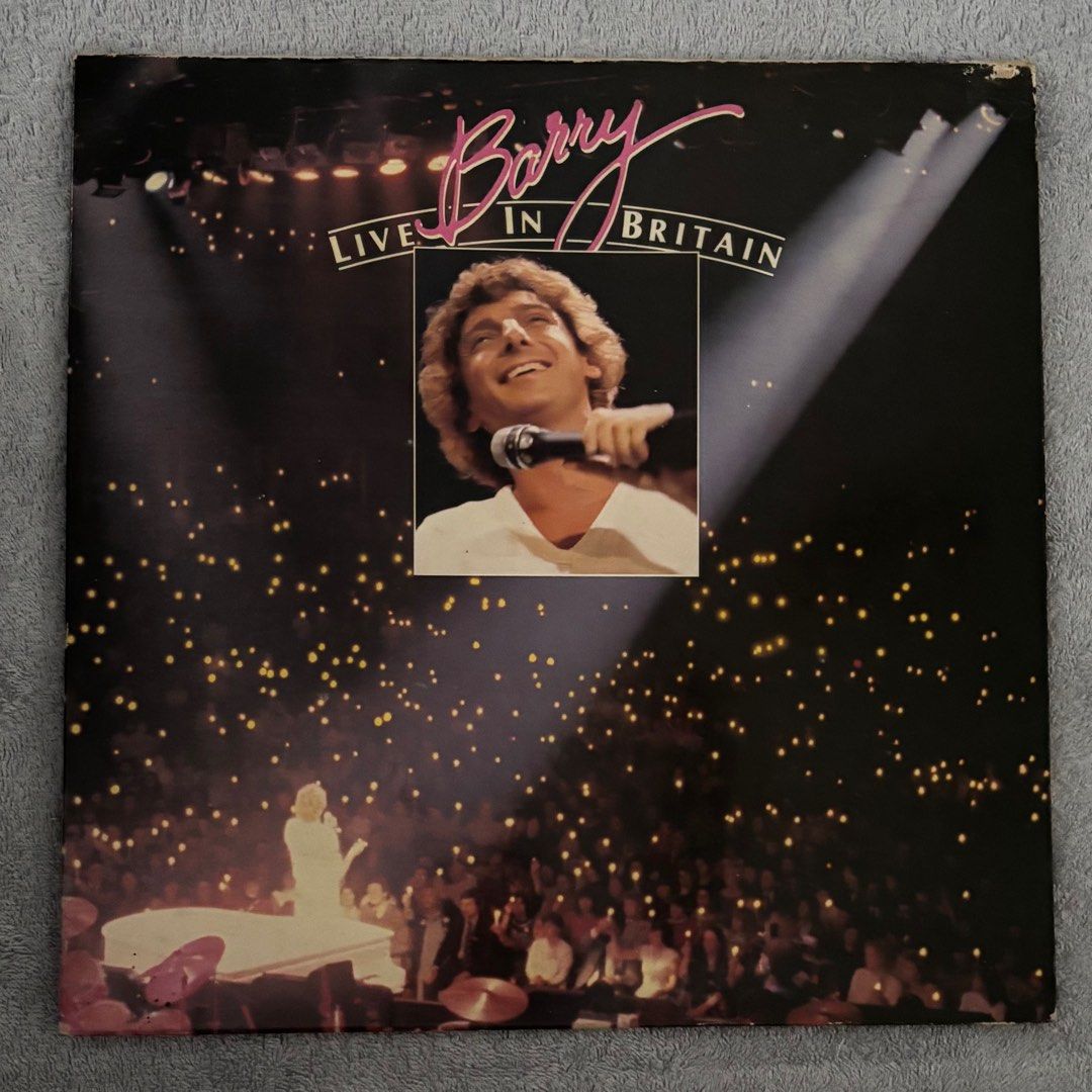 Barry Manilow - Live in Britain Vinyl ( RESERVED ), Hobbies & Toys ...