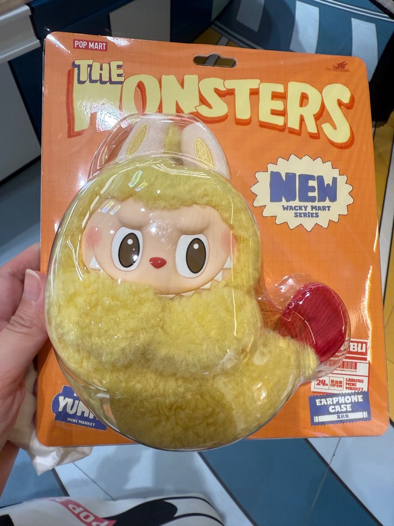 BNIB POP MART labubu shrimp tempura The Monsters Earphone Case, Mobile ...