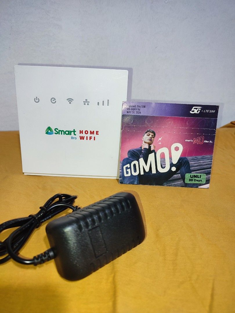Bundle set Smartbro prepaid wifi modem and new gomo sim with one month ...