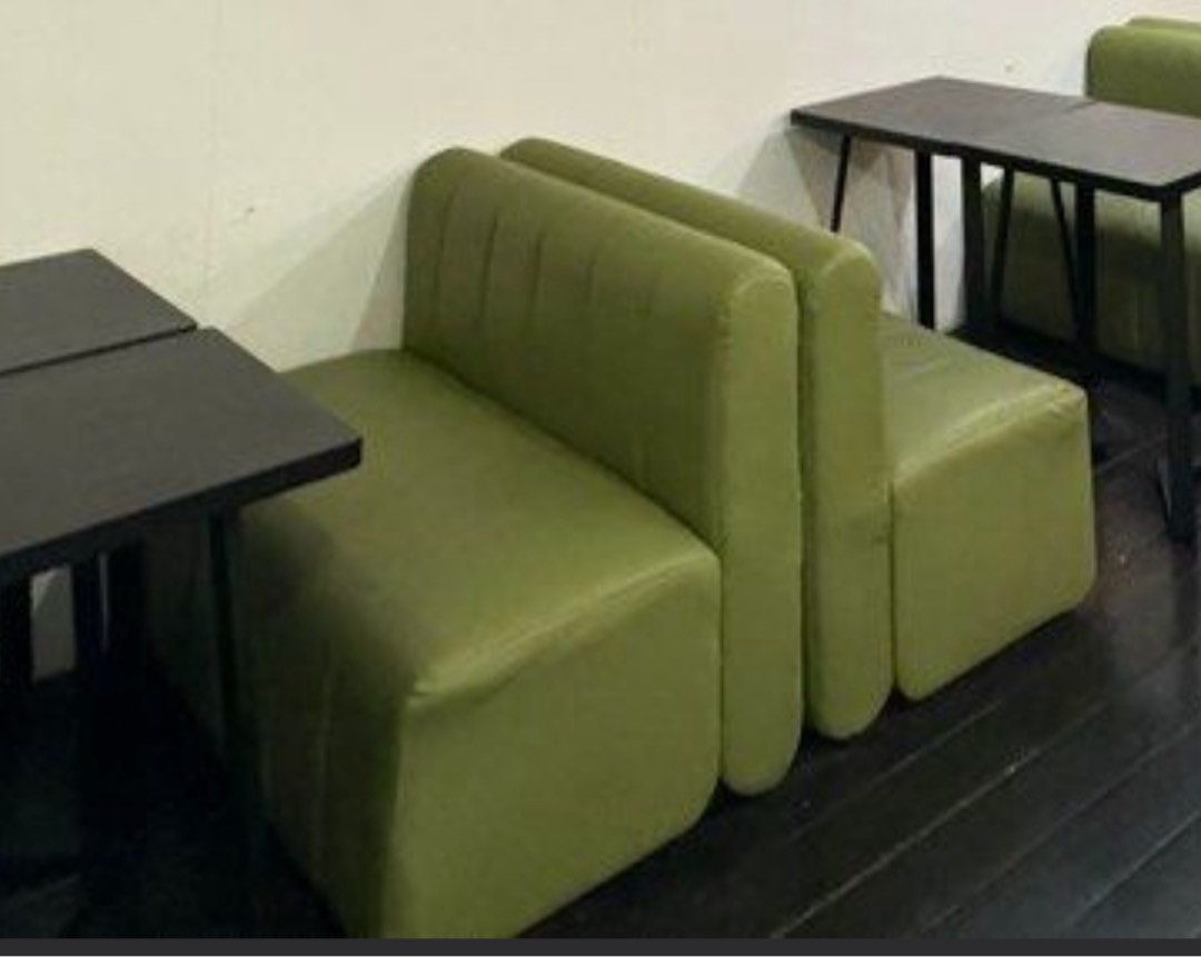 Green Booth Seating, Furniture & Home Living, Furniture, Tables & Sets ...