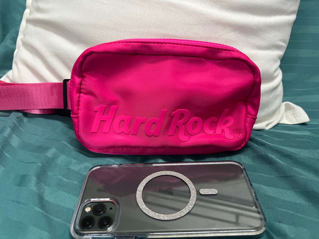 Hard Rock mini waist bag, Women's Fashion, Bags & Wallets, Cross-body ...