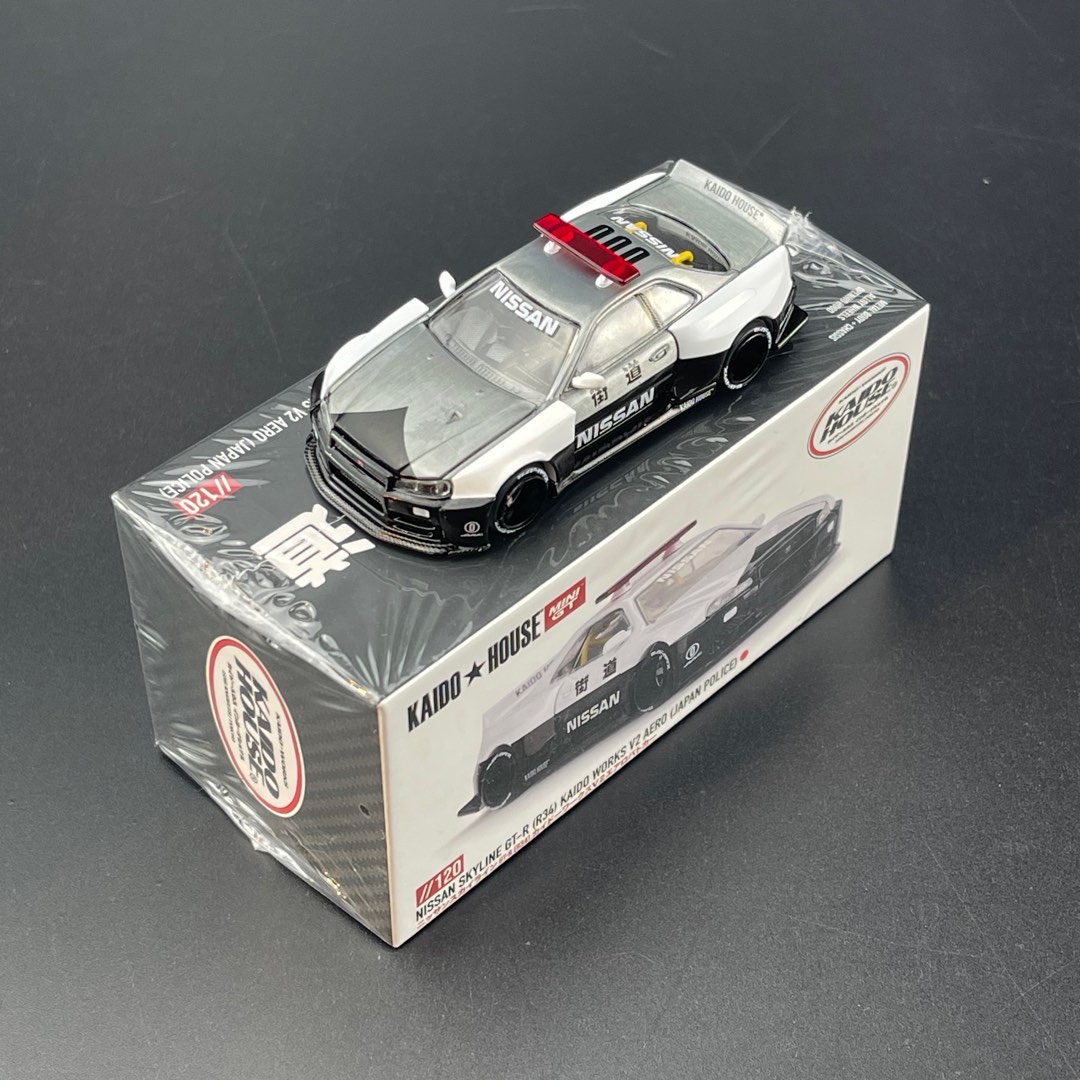 KHMG120 - Kaido House Nissan Skyline R34 Japan Police (Chase), Hobbies ...