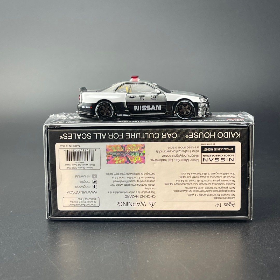 KHMG120 - Kaido House Nissan Skyline R34 Japan Police (Chase), Hobbies ...
