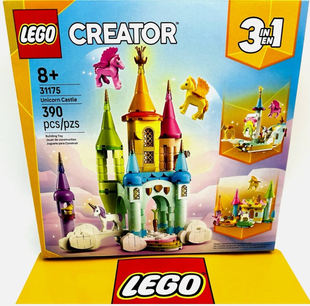 LEGO Creator 31175 Unicorn Castle (390 Pieces) Mainan Balok COCOK UNTUK ...