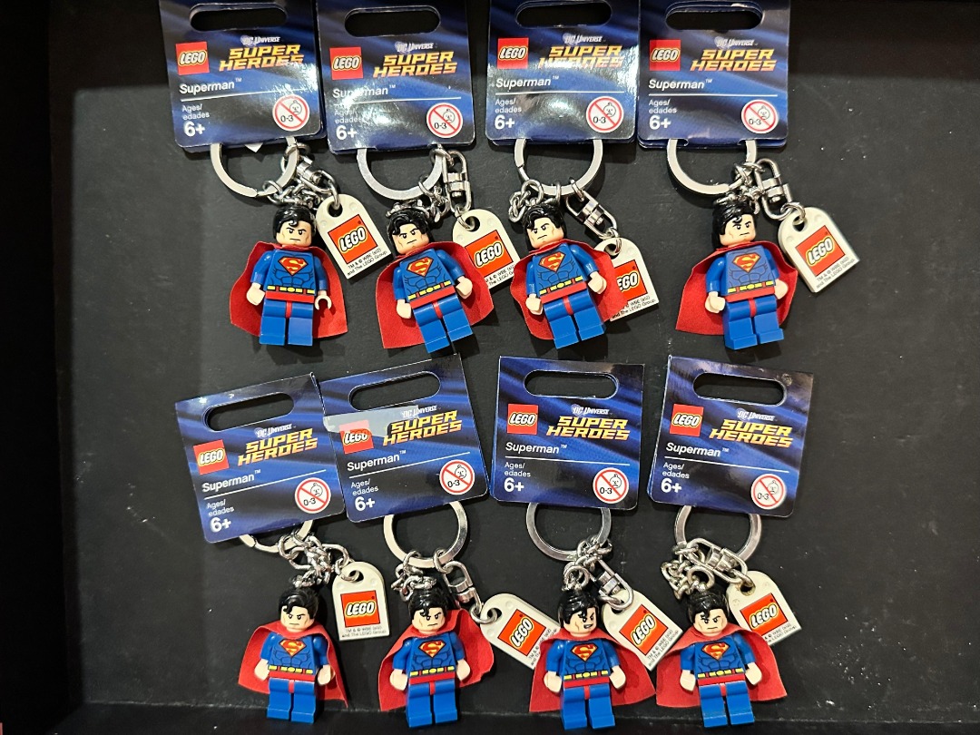 Lego DC Superheroes Superman Keychain 853430, Hobbies & Toys, Toys ...