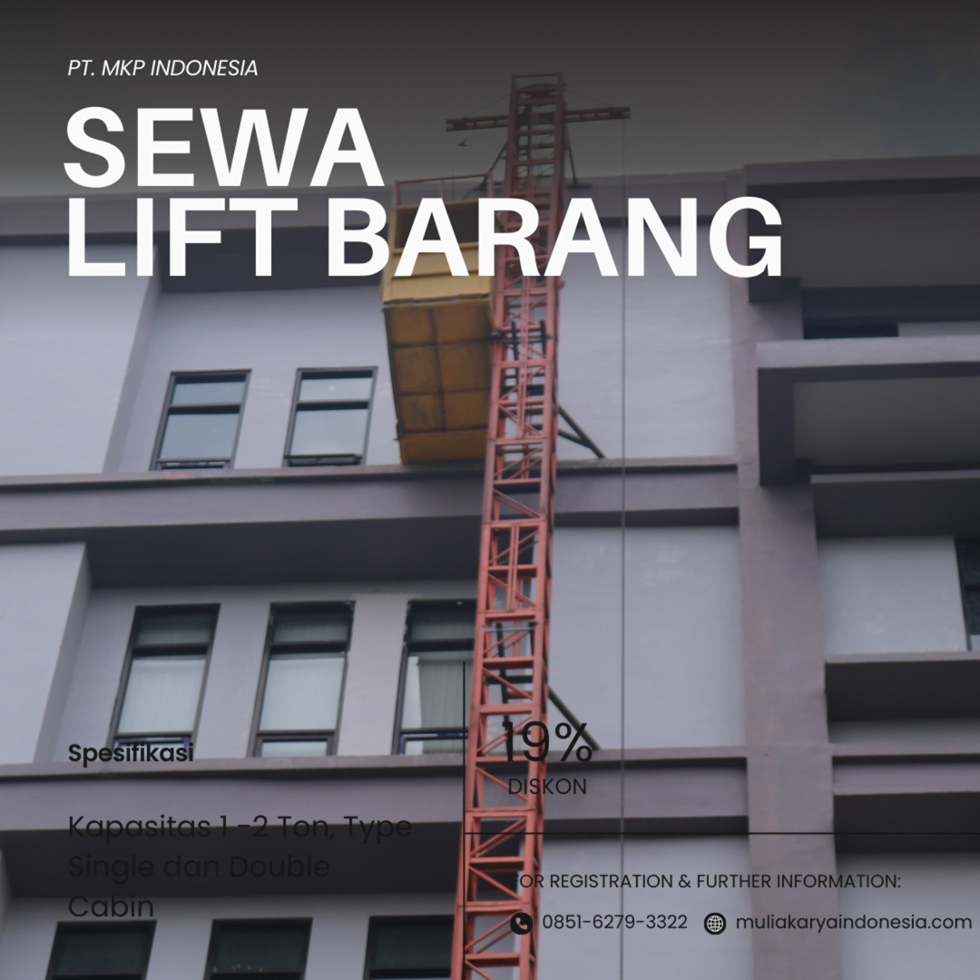 Lift Barang 1 Ton, Lift Barang Katrol KOTA CILEGON, Lift Barang ...