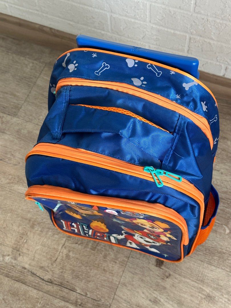 Paw Patrol Rolling Backpack, Men's Fashion, Bags, Backpacks on Carousell
