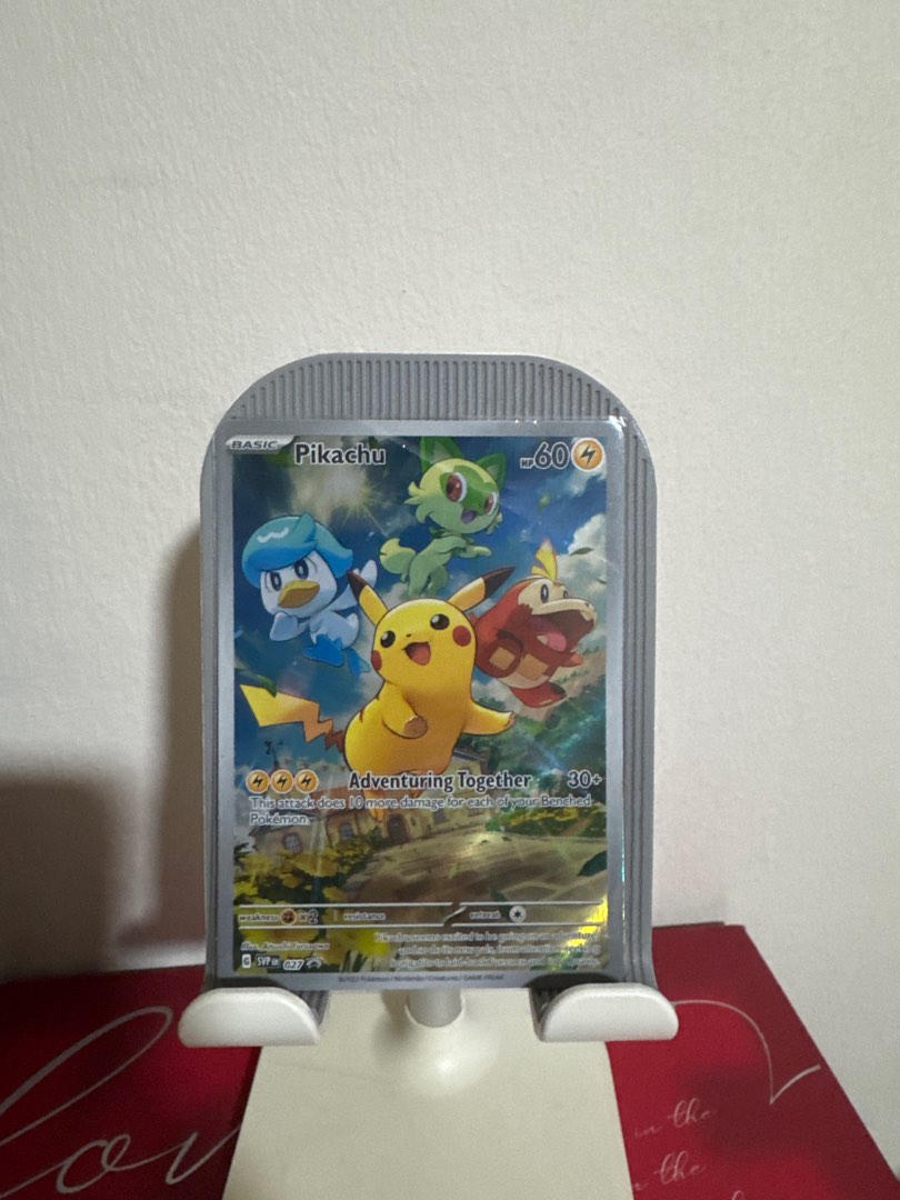 Pokemon Adventuring Together Pikachu Card, Hobbies & Toys, Toys & Games ...