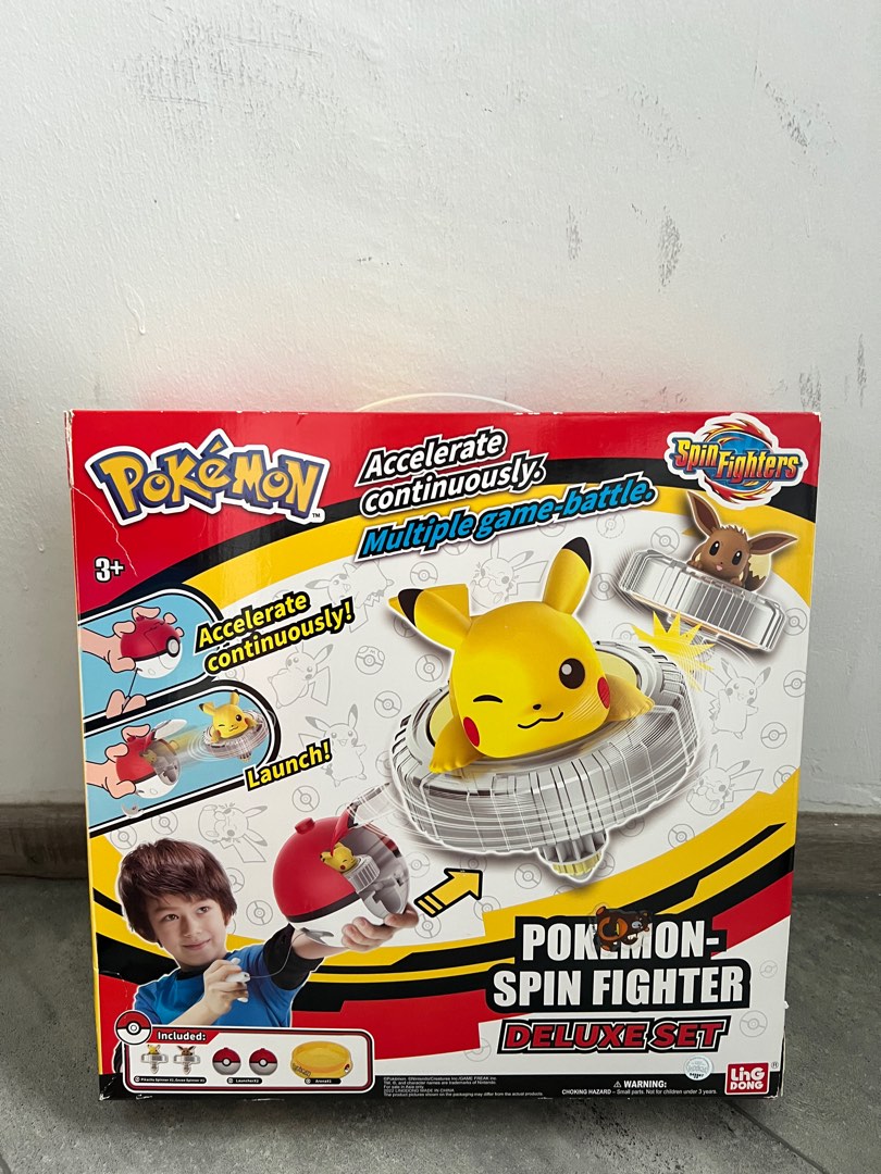 Pokemon Spin Fighter Deluxe Set, Hobbies & Toys, Toys & Games on Carousell
