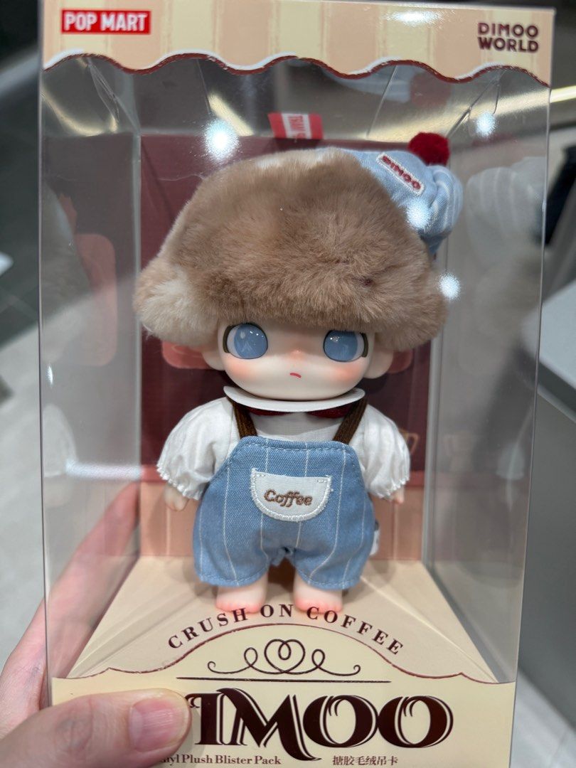 POP MART DIMOO Crush on Coffee Plush Figure, Hobbies & Toys, Toys ...