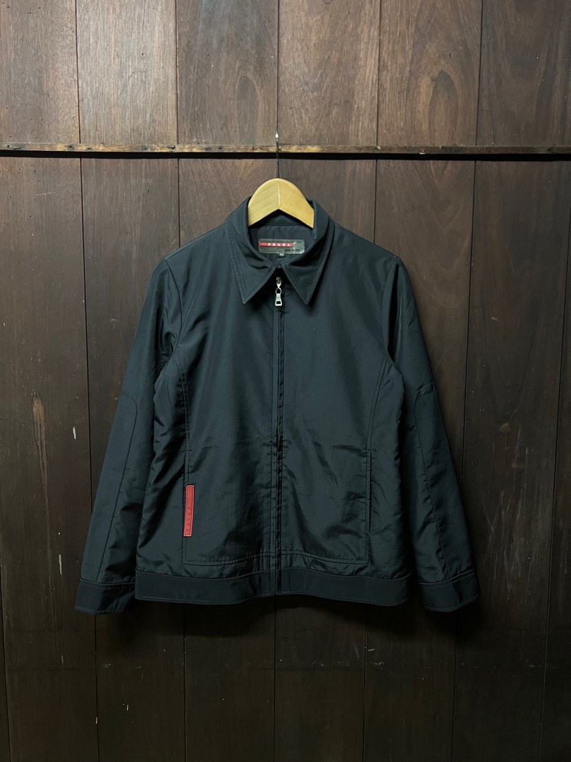 PRADA LINEA ROSSA NYLON JACKET, Men's Fashion, Tops & Sets, Vests on ...