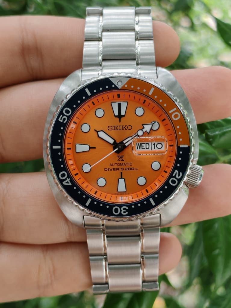 [Preowned]Seiko Prospex Turtle Nemo Orange SRPC95K1 Limited Edition ...