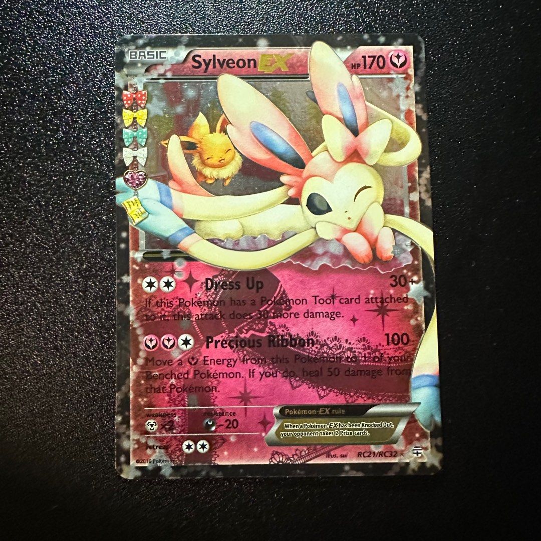 Radiant Collection Shaymin Ex XY148 / Sylveon Ex RC21 / Flareon Ex RC6 ...