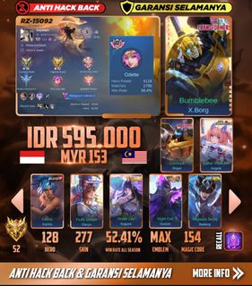 Rozez account MLBB, Video Gaming, Video Games, Others on Carousell