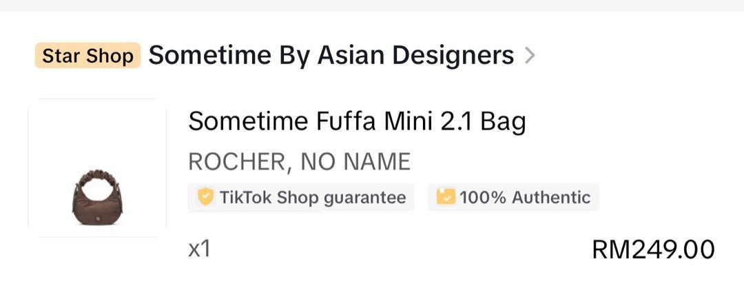 Sometimes Fuffa Mini 2.1 (Rocher), Women's Fashion, Bags & Wallets ...