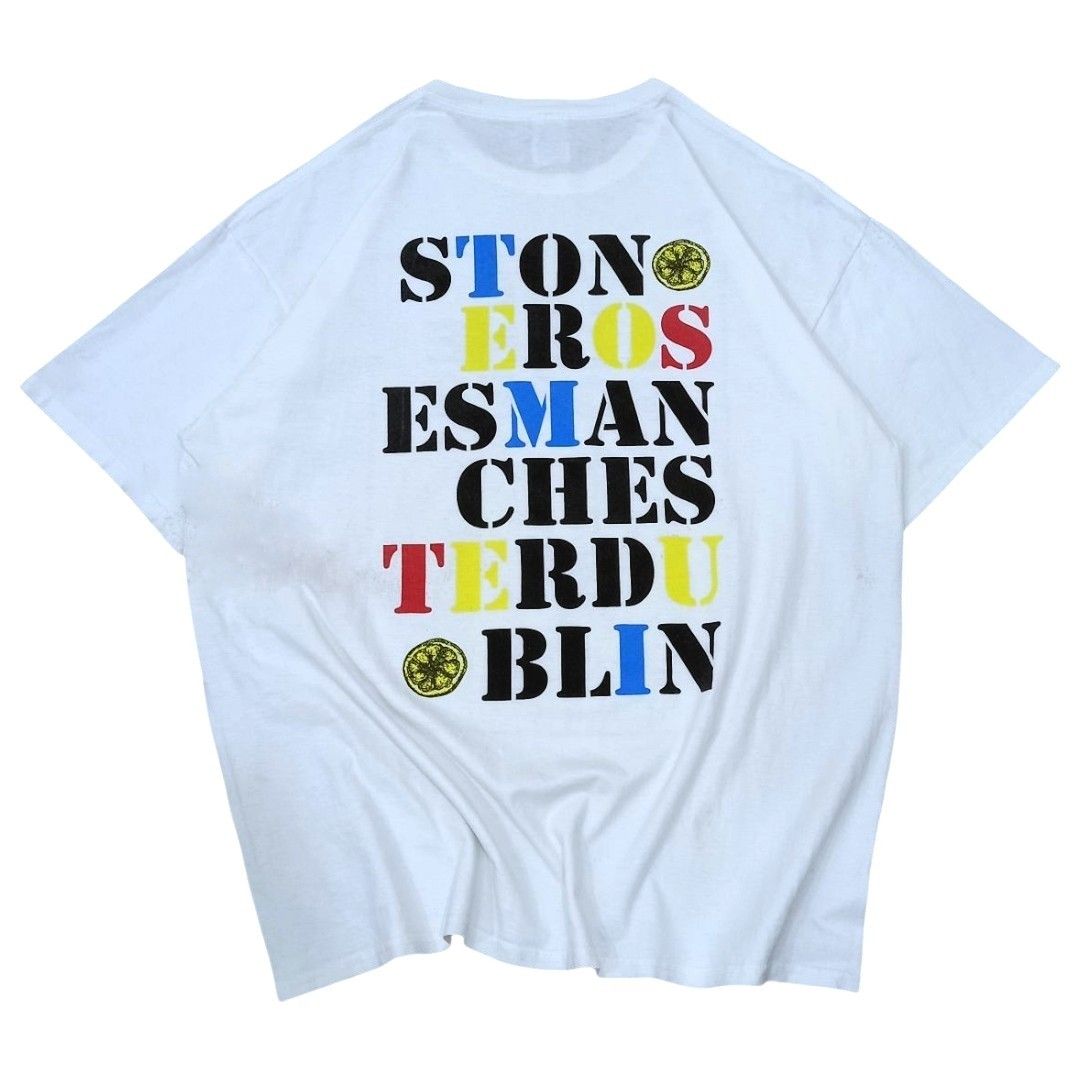 THE STONE ROSES LAST CONCERT MANCHESTER DUBLIN TSHIRT NOT OASIS BLUR ...