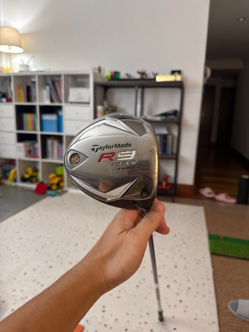 TaylorMade R9 Max Type E Driver, Sports Equipment, Sports & Games, Golf ...