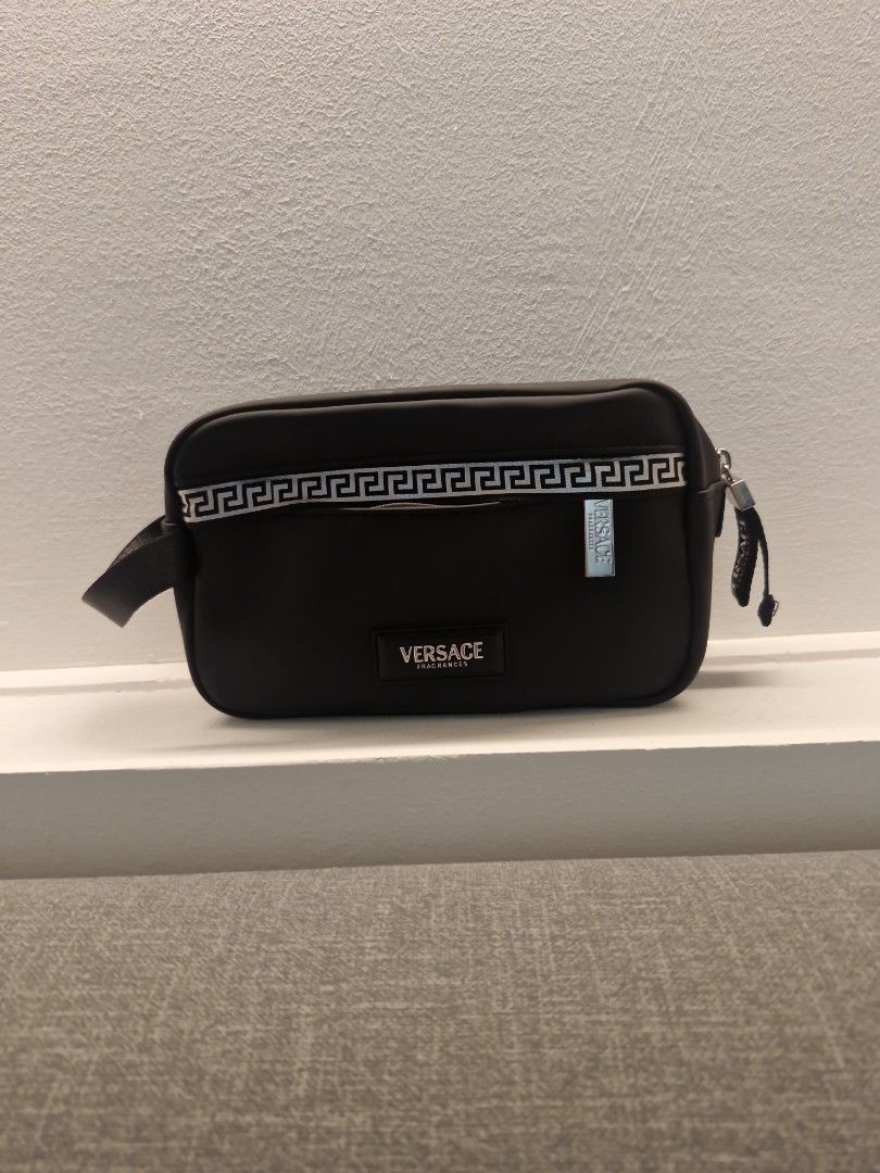 VERSACE FRAGRANCE SUMMER SMALL TOILETRY POUCH TRAVEL BAG 8" W X 5" L X ...