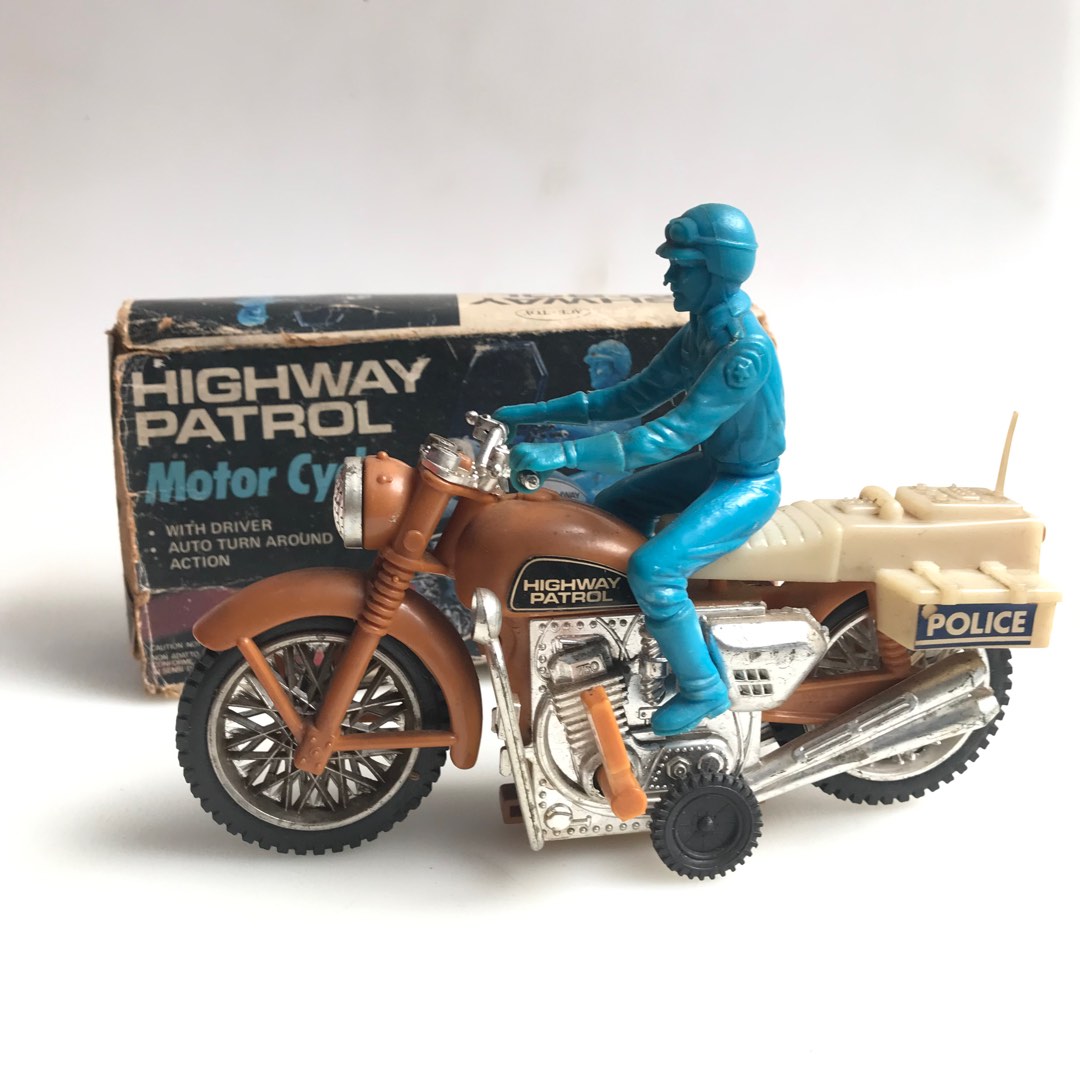 Vintage Toys archive toys display museum collector toys Highway Patrol ...